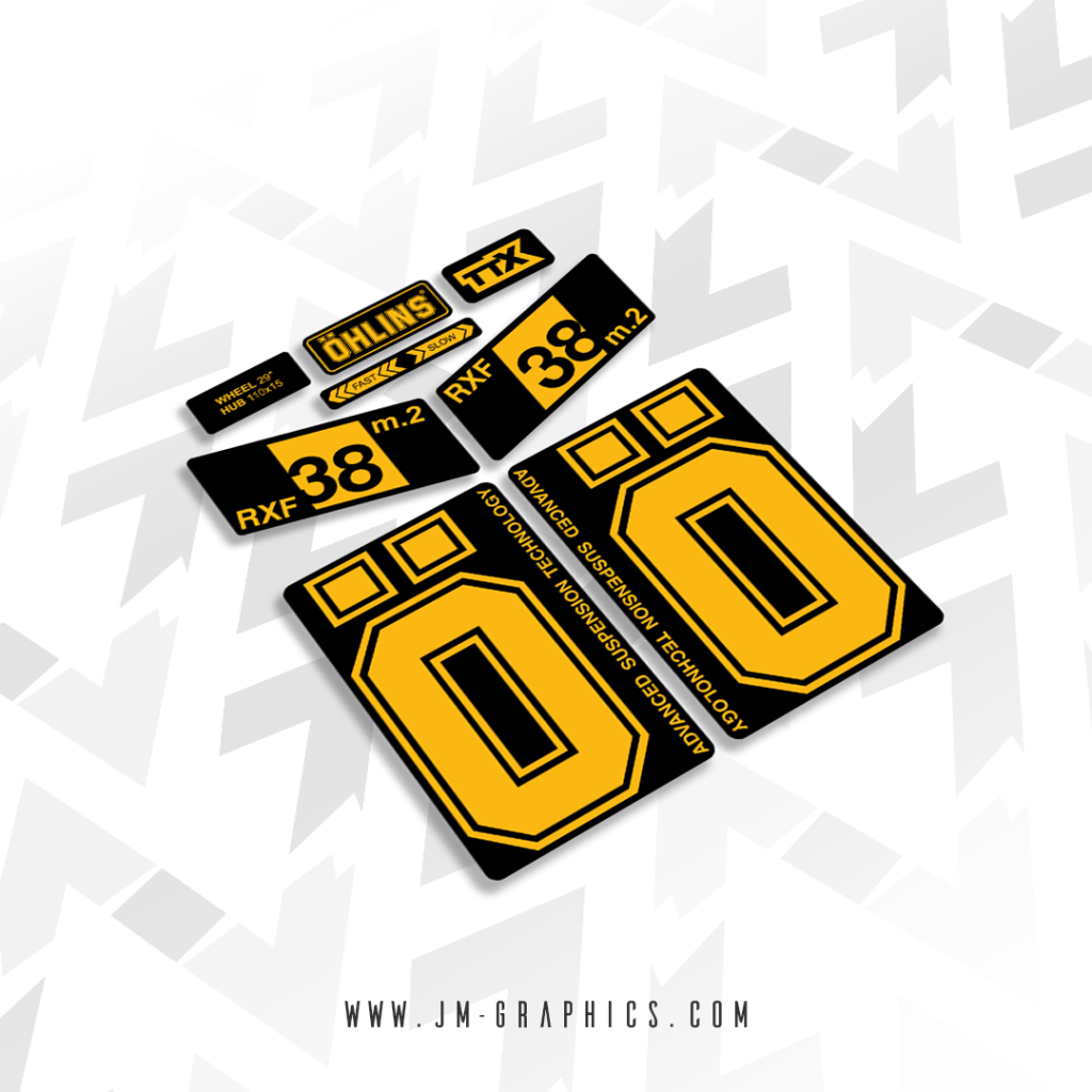 Ohlins RXF 38 m.2 2022 - JM Graphics