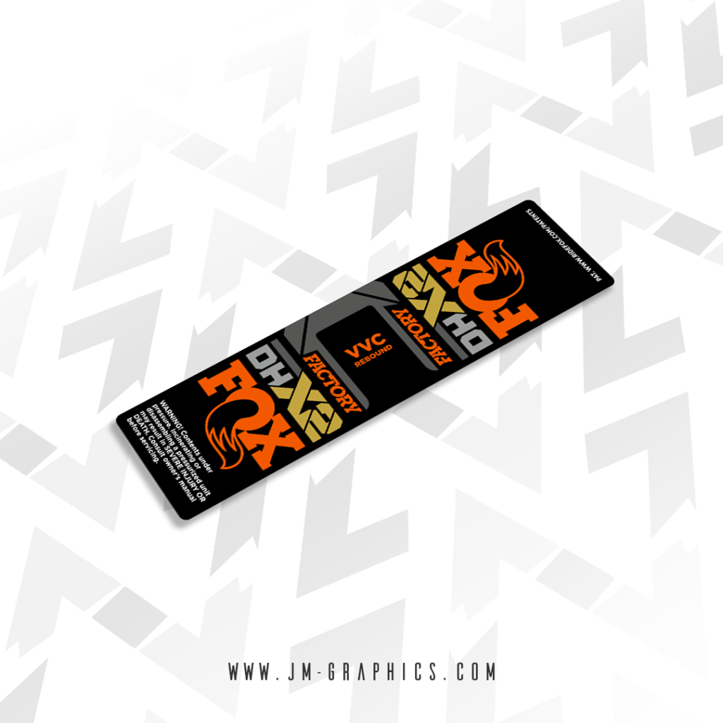 Fox DHX2 Factory 2021 - JM Graphics