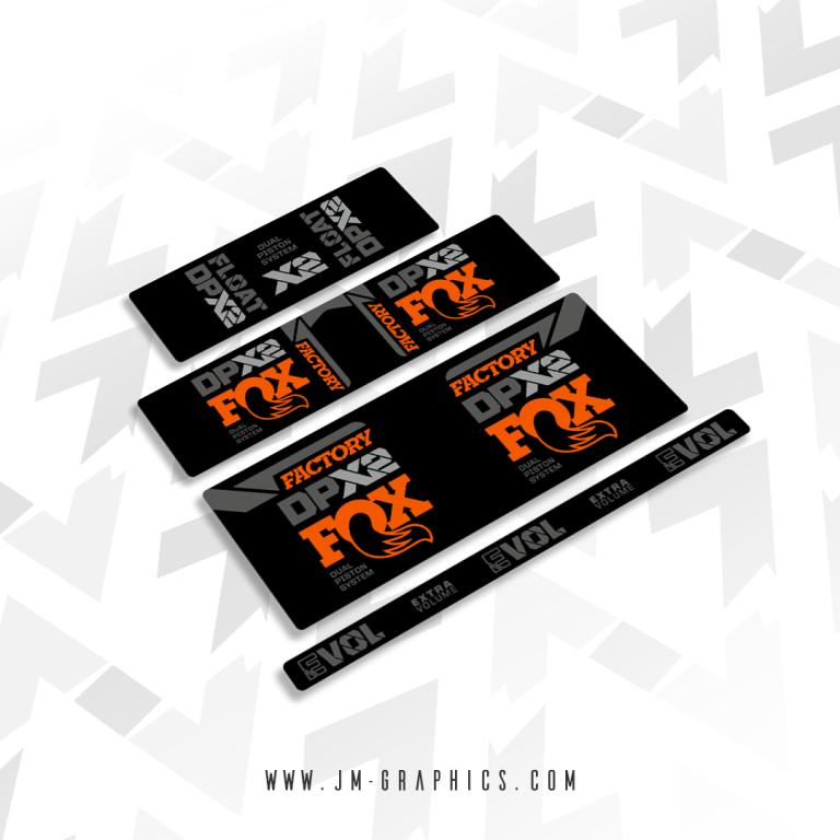 Fox Float DPX2 Factory EVOL 2021 - JM Graphics