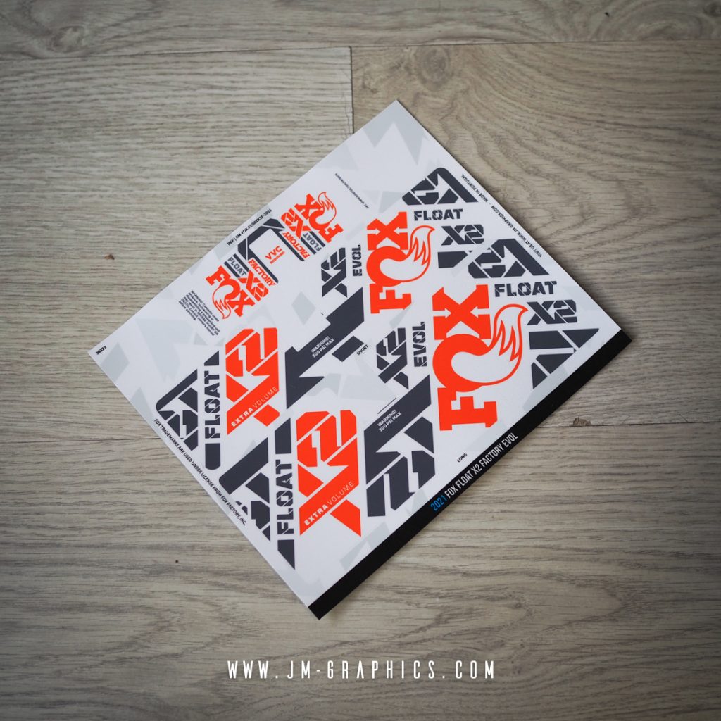 Fox Float X2 Factory EVOL 2021 - JM Graphics