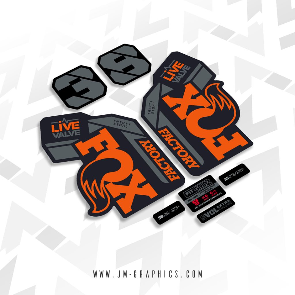 Fox 38 Factory Live Valve 2021 - JM Graphics
